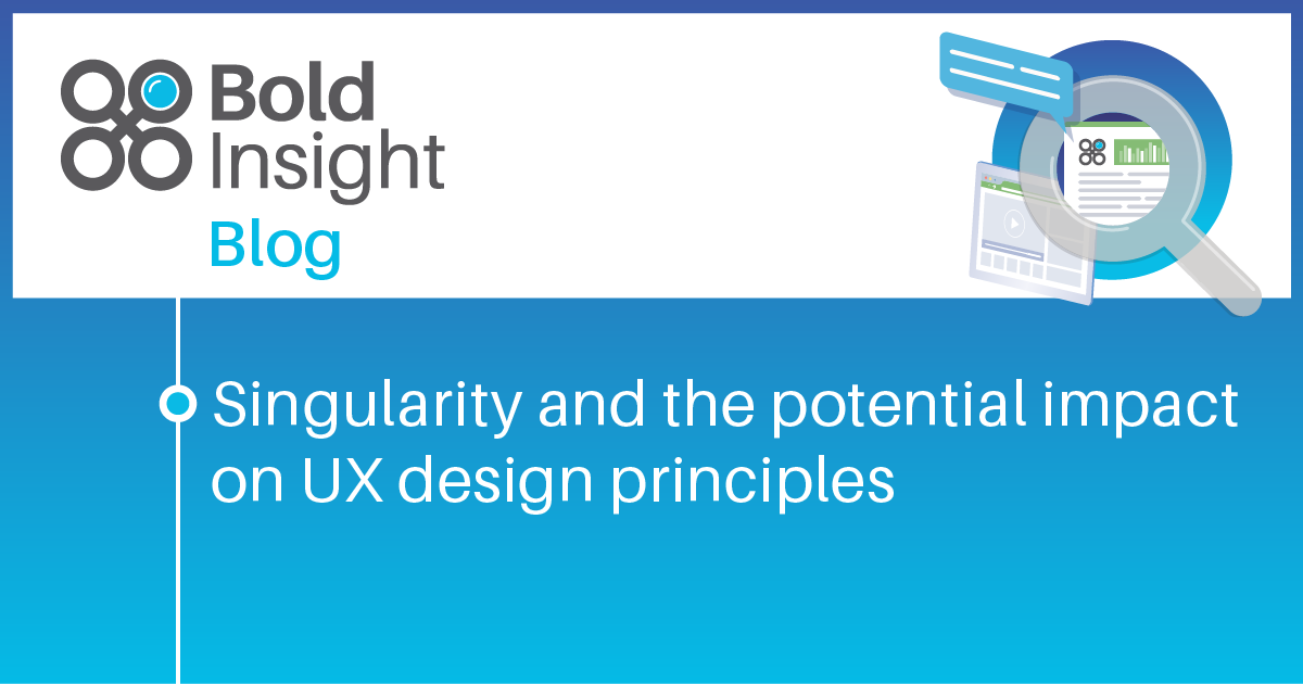 Singularity and the potential impact on UX design principles