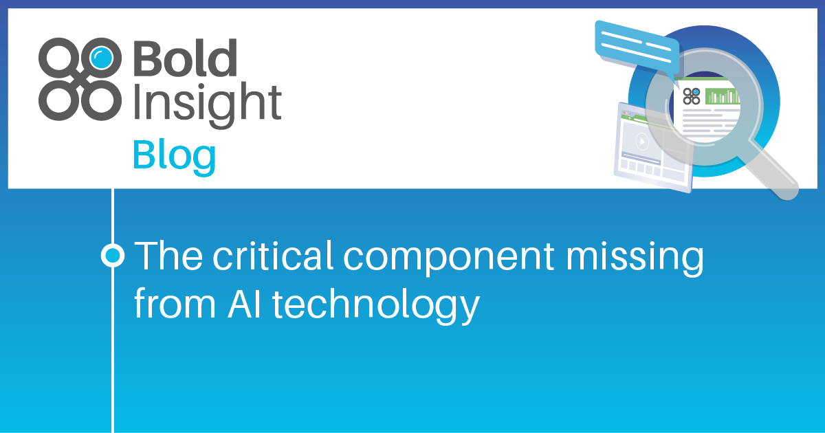 The critical component missing from AI technology