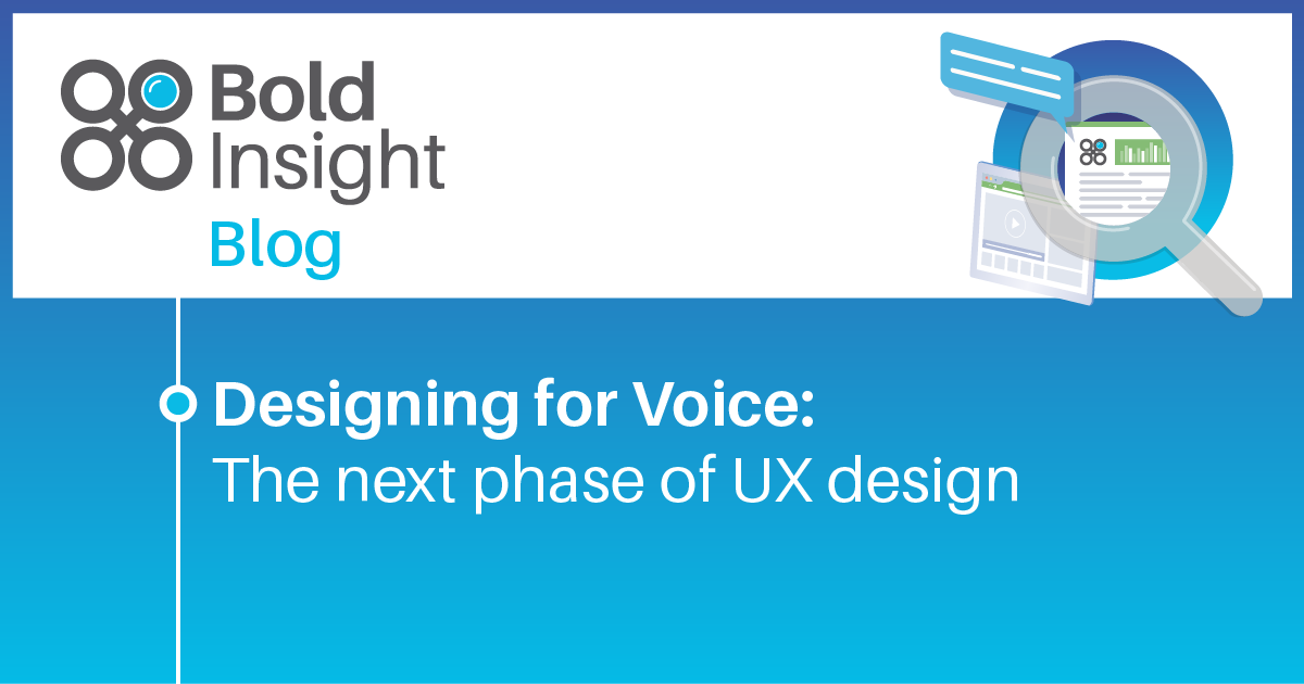 Designing for Voice: The next phase of UX design