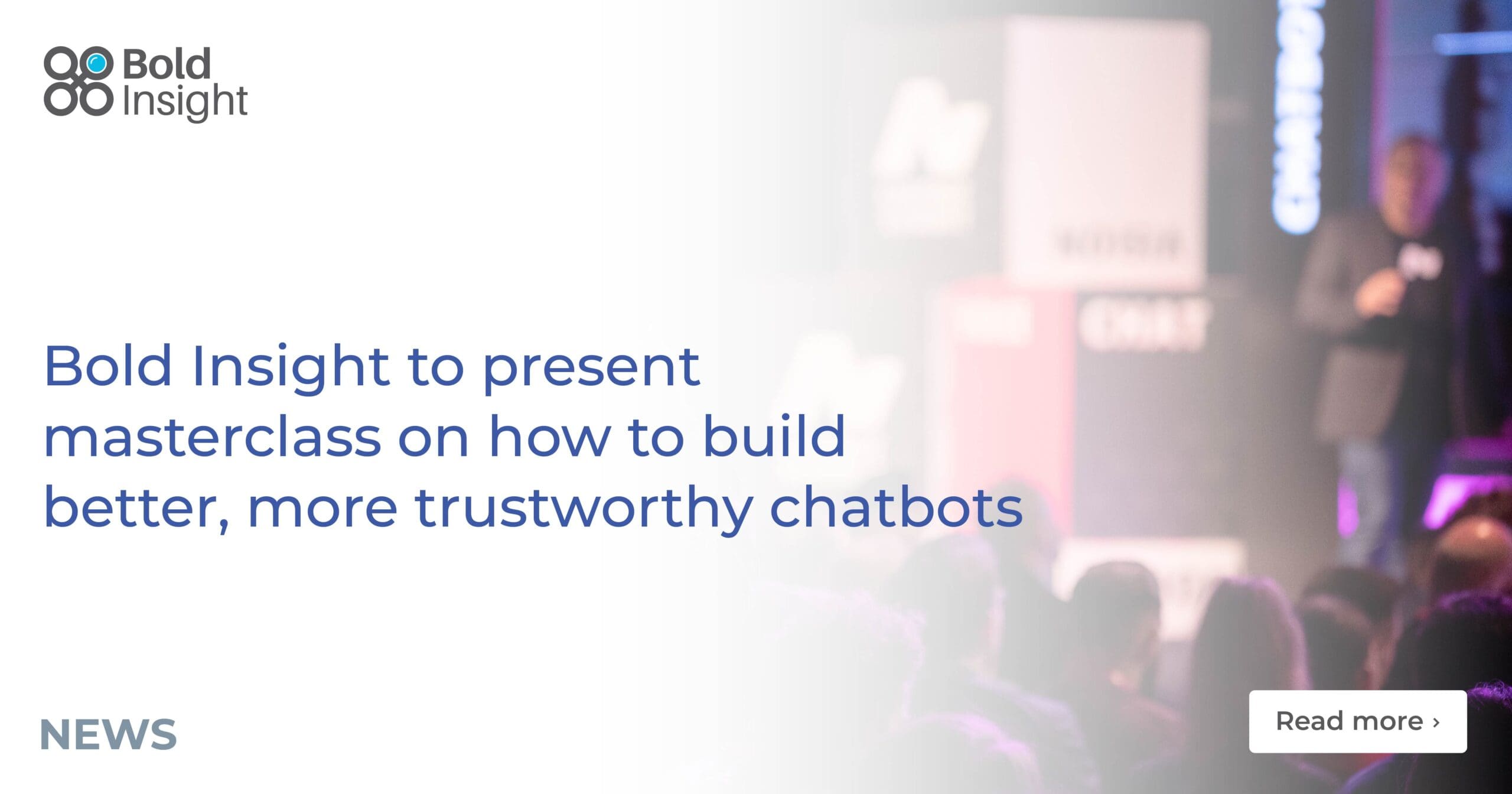 Bold Insight to present masterclass on how to build better, more ...