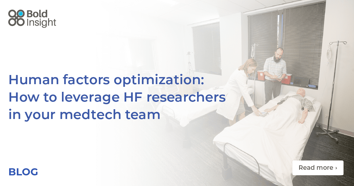 Human factors optimization: How to leverage HF researchers in your ...