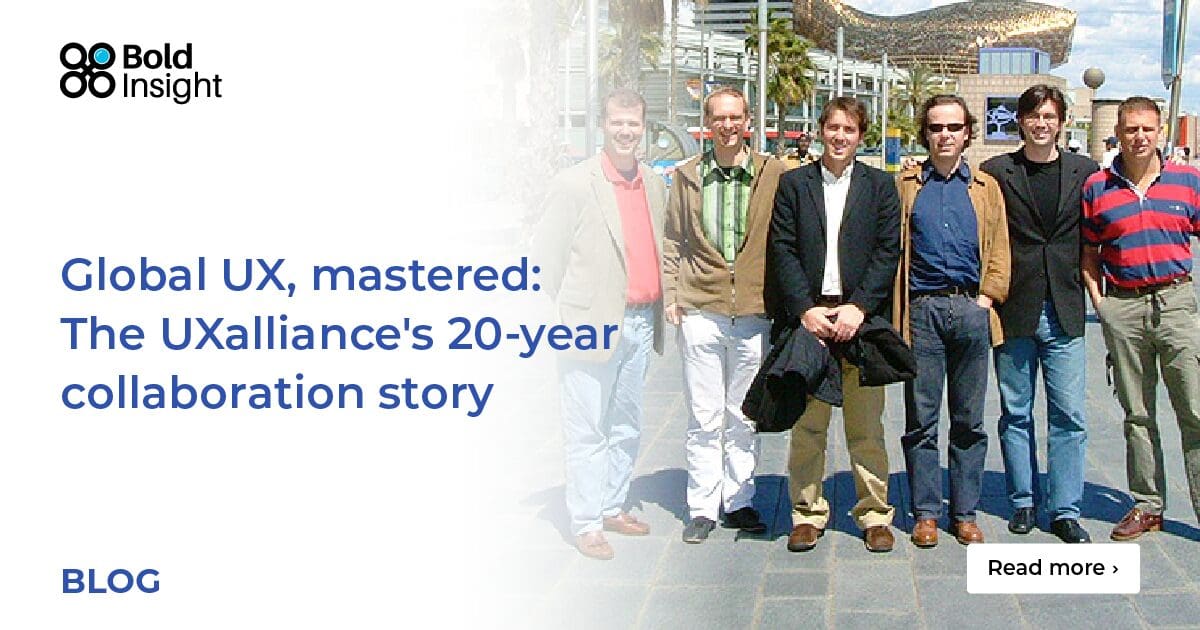 Global UX, mastered: The UXalliance's 20-year collaboration story - Bold Insight
